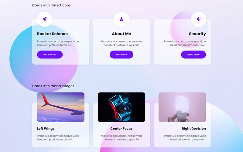 Glass UI - Glassmorphism UI Kit
