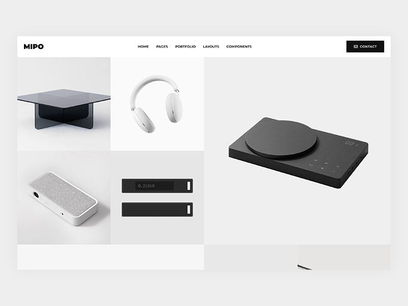 MIPO - Minimal Portfolio Theme