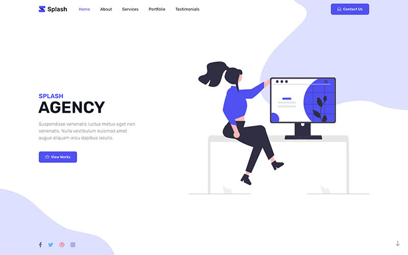 Splash - Landing Page Template Bundle